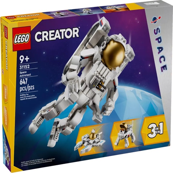Lego | Toys | Lego Creator 3 In Space Astronaut 31152 Building Toy Set ...